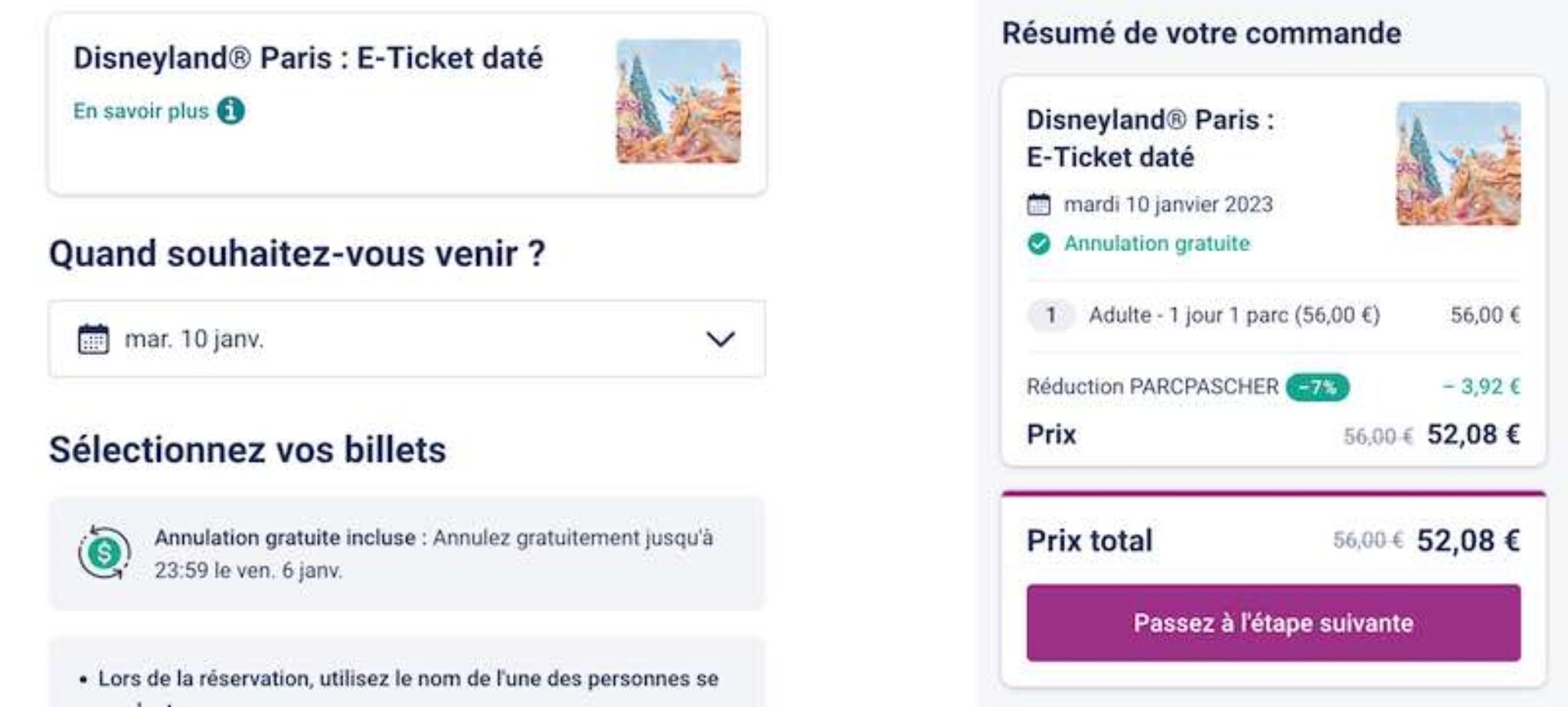 Code Promo Disneyland Paris valide : -7% sur les billets Disney Code Promo Disneyland Paris valide : -7% sur les billets Disney